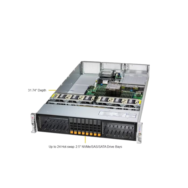 Supermicro 2U Hyper SYS-212H-TN SuperServer :: SuperMicro X14 Servers ...